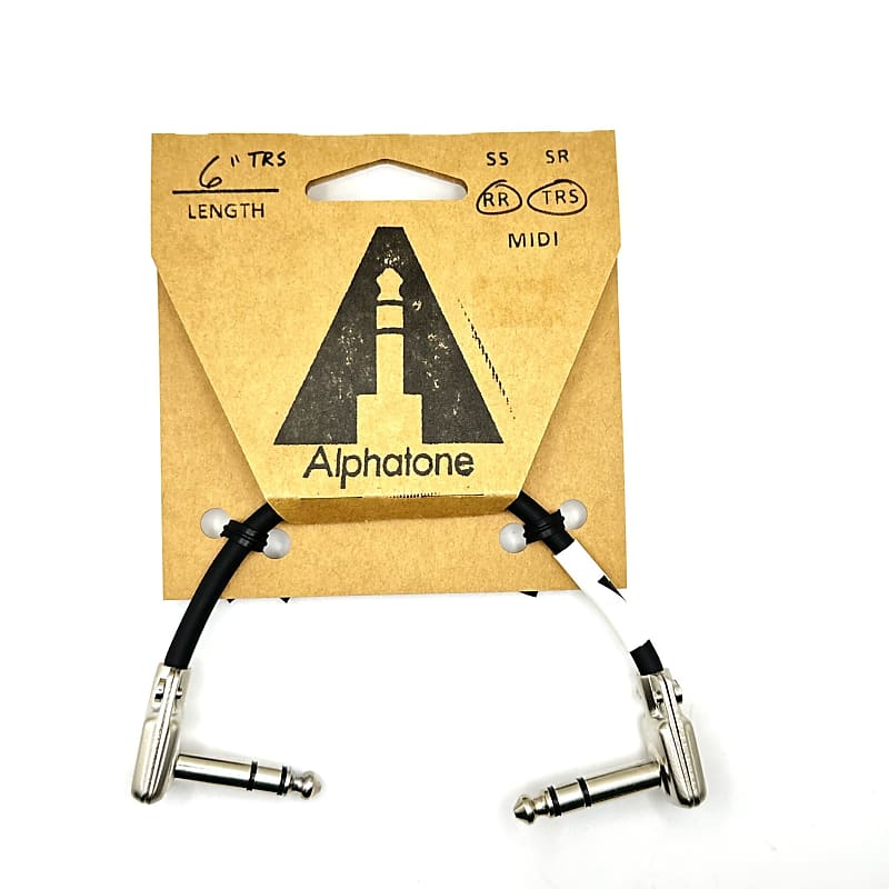 Alphatone Audio TRS Patch Cables 6 in. | Reverb