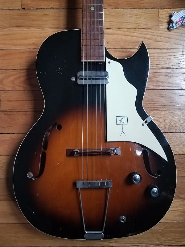 Kay Speed Demon Single Pickup 1950's Burst | Reverb