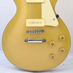 Jay Turser Les Paul Style JT-220D Serpent2 Gold Top P90 | Reverb
