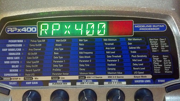 DigiTech RP X 400 Modeling Guitar Processor with Computer | Reverb