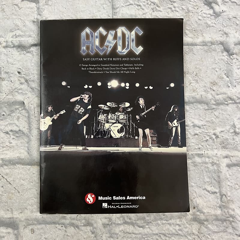 Hal Leonard AC/DC Easy Guitar Riffs and Solos Guitar Book 15 | Reverb