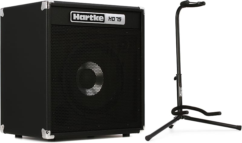 Hartke HD75 1x12" 75-watt Bass Combo Amp Bundle with On-Stage | Reverb