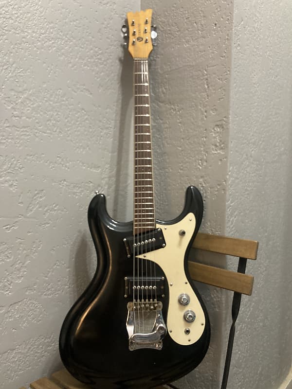 Vintage Mosrite Avenger (Japan) - 1968 - Black | Reverb