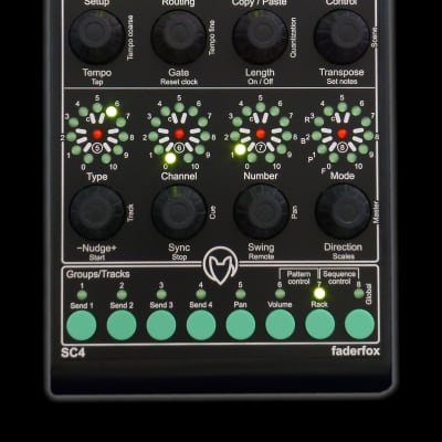 Faderfox SC4 MIDI/CV Sequencer Controller | Reverb UK