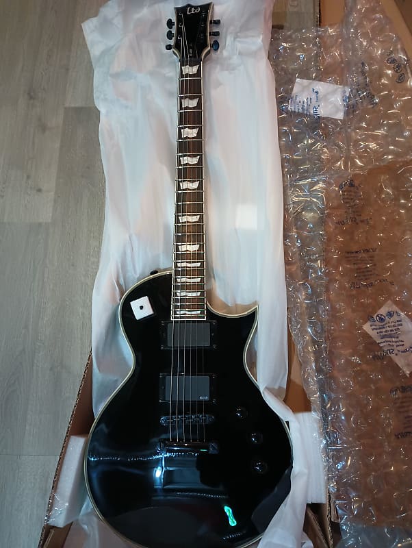 ESP LTD EC-401 Electric Guitar Black Mint | Reverb