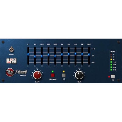 IK Multimedia T-RackS EQ P60G - Preamp and 10-Band | Reverb