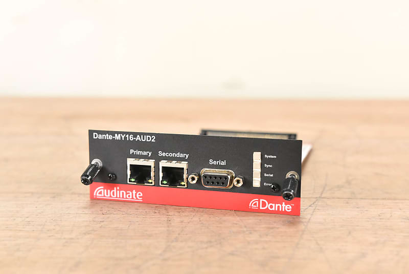 Audinate Dante-MY16-AUD2 16-Ch. Dante Network I/O Card | Reverb