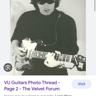 Lou Reeds Velvet Underground Kent Copa 1965 - Sunburst | Reverb