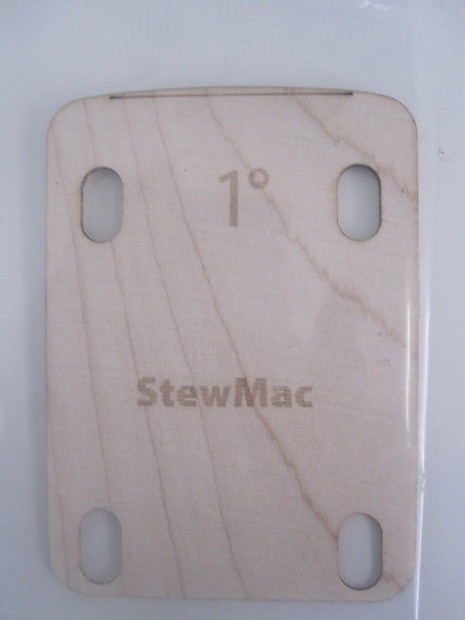 Stew Mac 1.0 Degree Neck Shims for Guitar, Shaped, | Reverb