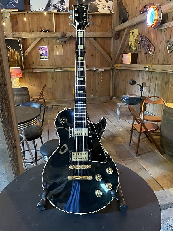 Ventura Matsumoku factory Lp copy 70s Black | Reverb