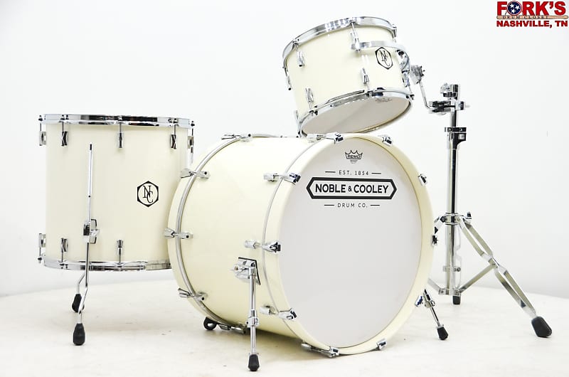 Noble & Cooley Horizon Series 3pc Drum Kit - "Antique White | Reverb