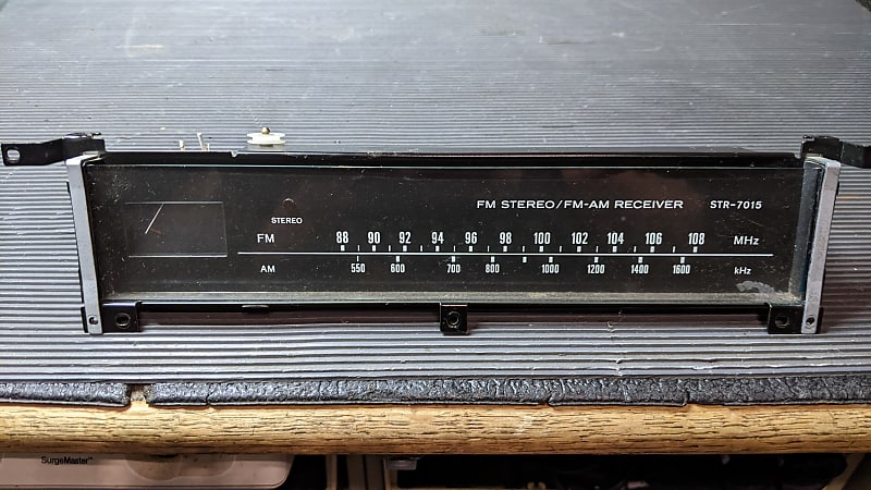 VINTAGE MADE IN JAPAN SONY STR-7015 FRONT DIAL WITH METER | Reverb