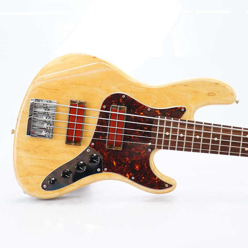 Gilbert Warmoth 5-String Natural Electric Bass MIJ w/ Pro-Tec | Reverb