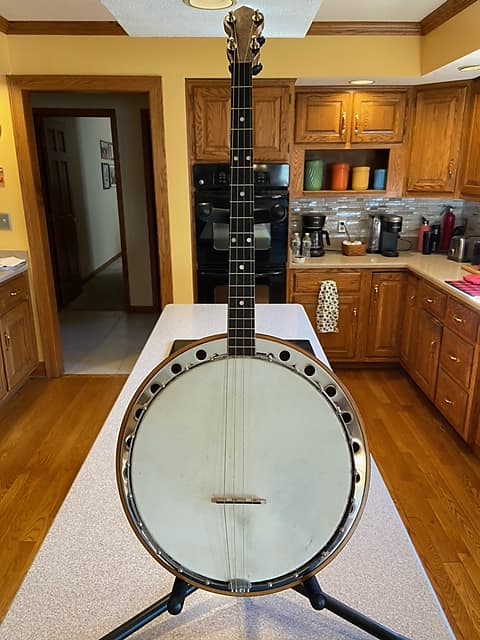 ca 1925 Slingerland Maybell Tenor Resonator Banjo | Reverb