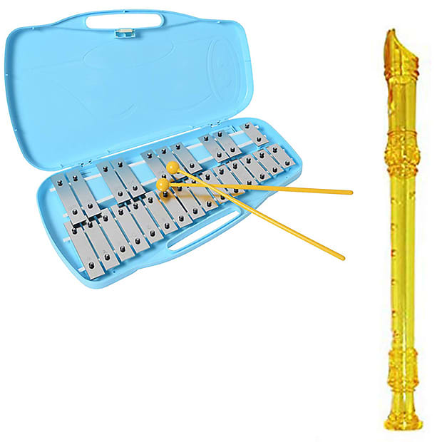 Xylophone (Glockenspiel) with Yellow Recorder | Reverb