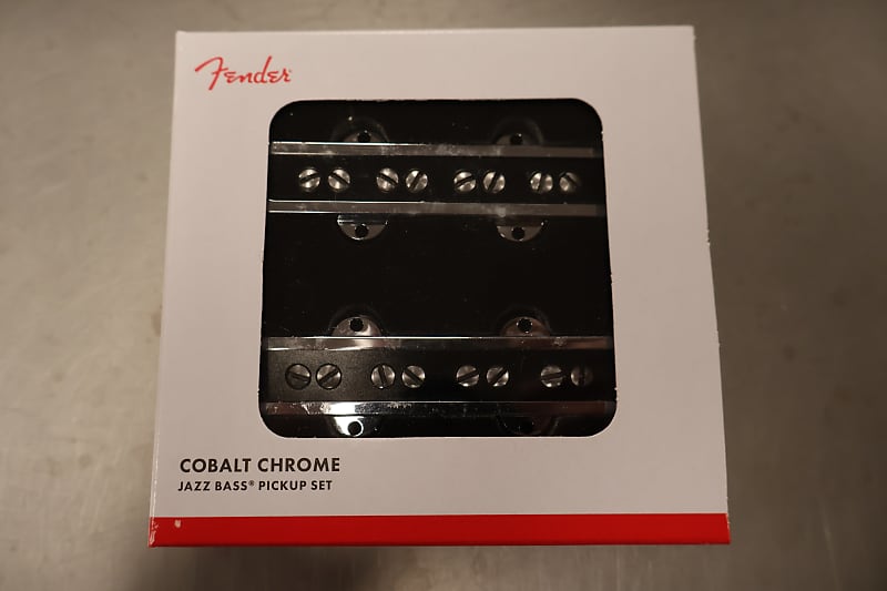 Fender Cobalt Chrome Jazz Bass Pickup Set | Reverb