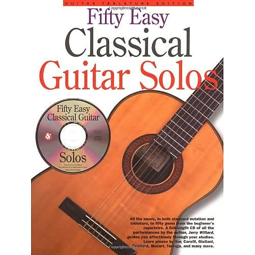 Fifty Easy Classical Guitar Solos (Classical Guitar) Jerry | Reverb UK