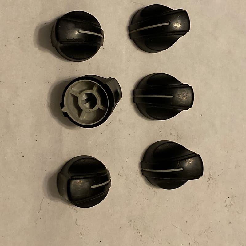 Peavey USA Amp Knobs 6 Push On Transtube Envoy 110 1990s | Reverb