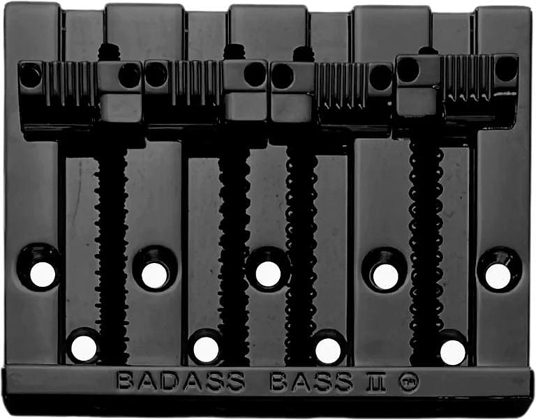 Leo Quan Badass II 4-String High-mass Bass Bridge - Black | Reverb