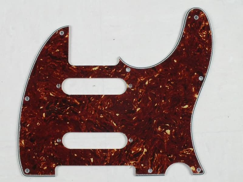 Telecaster Scratch Plate 4 ply Red Brown Tortoiseshell | Reverb