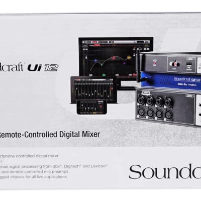 Soundcraft Ui12 12-Channel Remote Controlled Digital Mixer | Reverb