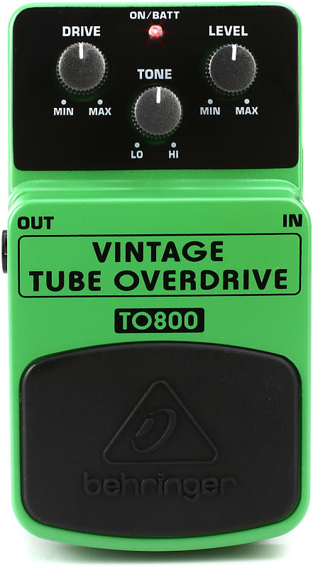 Behringer TO800 Vintage Tube Overdrive Pedal (5-pack) Bundle | Reverb