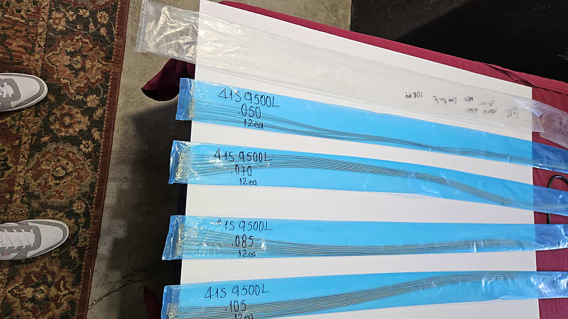 Bulk 40+ Strings MARTIN Nickel #41S9500L Long Scale Med Bass | Reverb