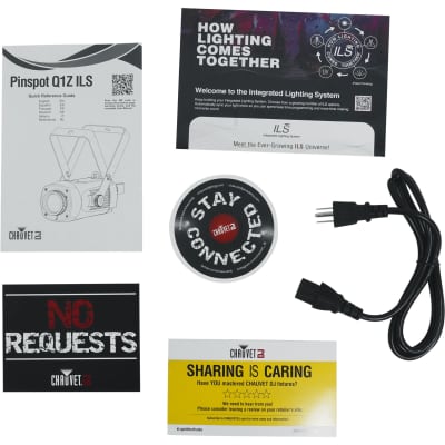 Chauvet DJ PINSPOT Q1Z ILS 20 Watt RGBW LED DMX Compact Pin | Reverb