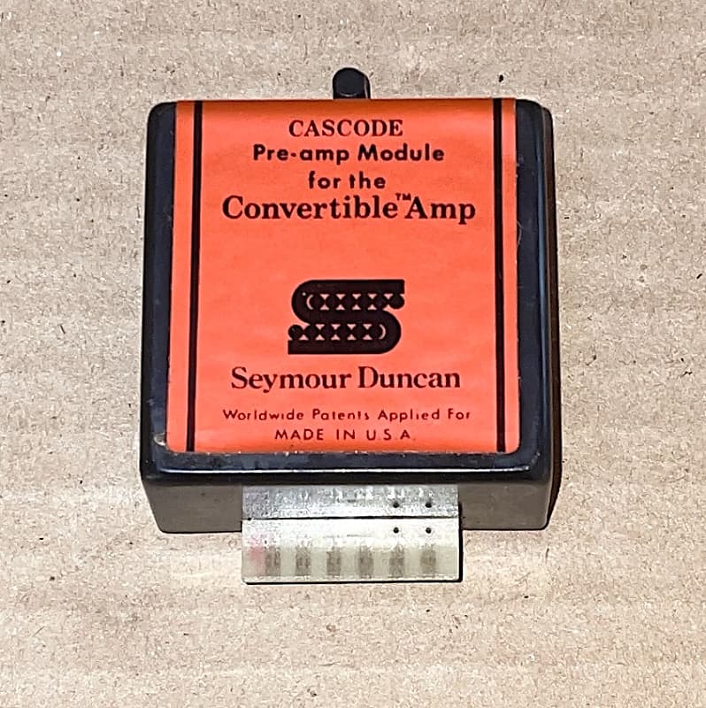 Vintage Seymour Duncan Cascode Convertible Amplifier Pre-Amp | Reverb