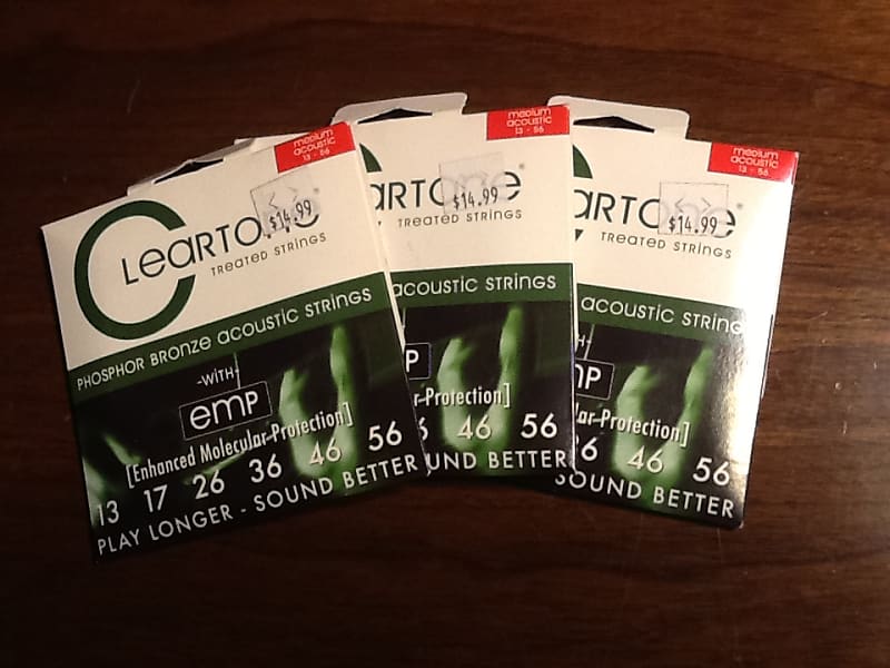 Cleartone phosphor bronze medium gauge strings | Reverb