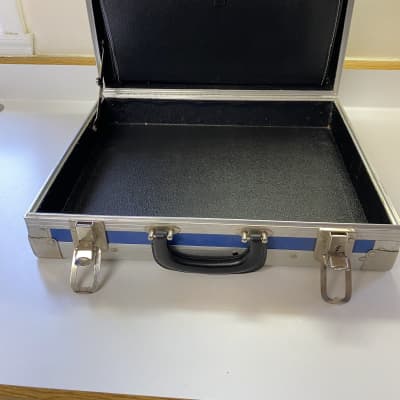 Anvil Briefcase 1980s - Blue Vinyl with Metal Edging | Reverb