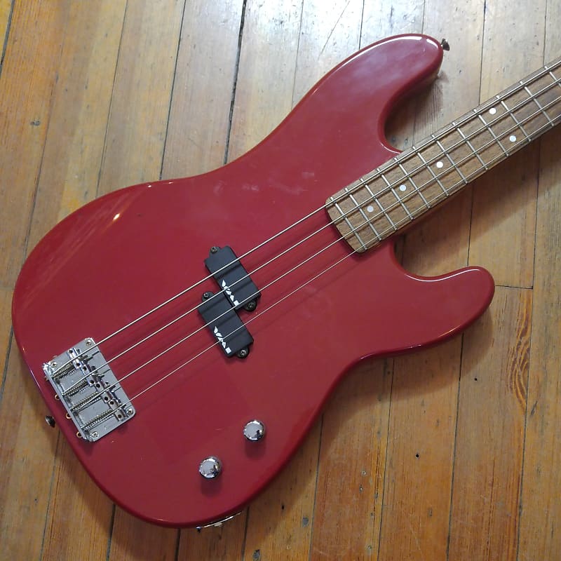 Sebring Samick Jammer SSB-10 4-String Bass Korea c1990s Red | Reverb