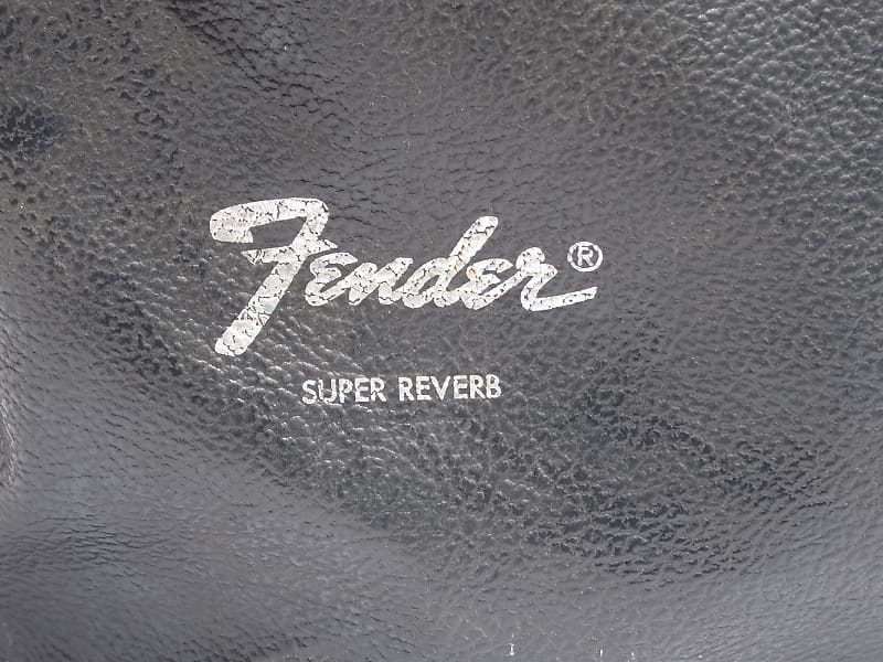 Fender Fender Super Reverb amplifier cover 1970's Black | Reverb