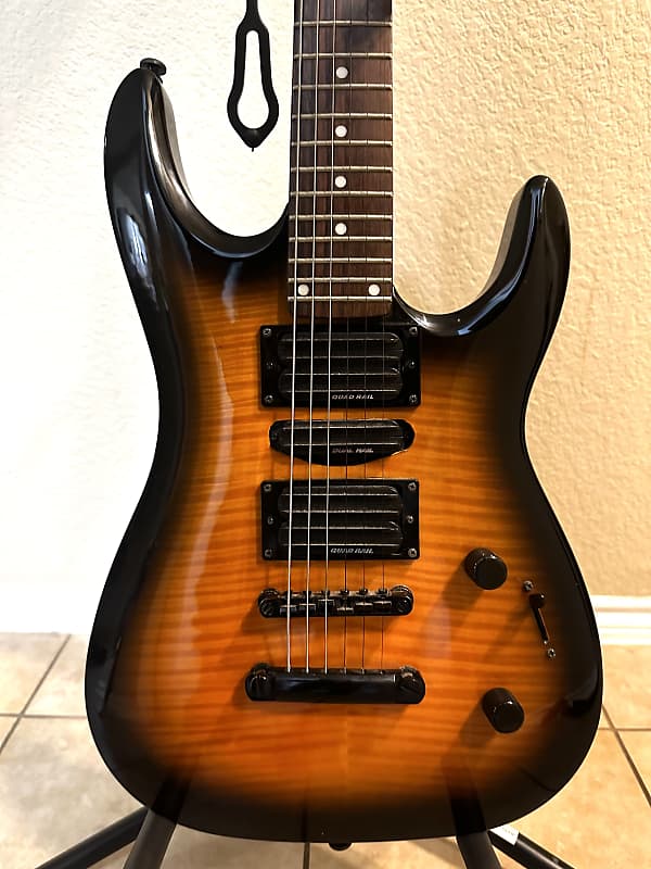 Kramer Striker Fire Burst HSH with Gig Bag FREE SHIPPING | Reverb