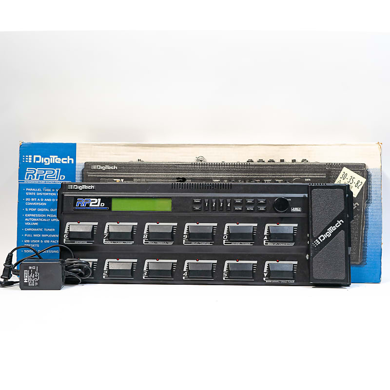 Digitech RP21D Integrated Tube Guitar Processor with Box and | Reverb