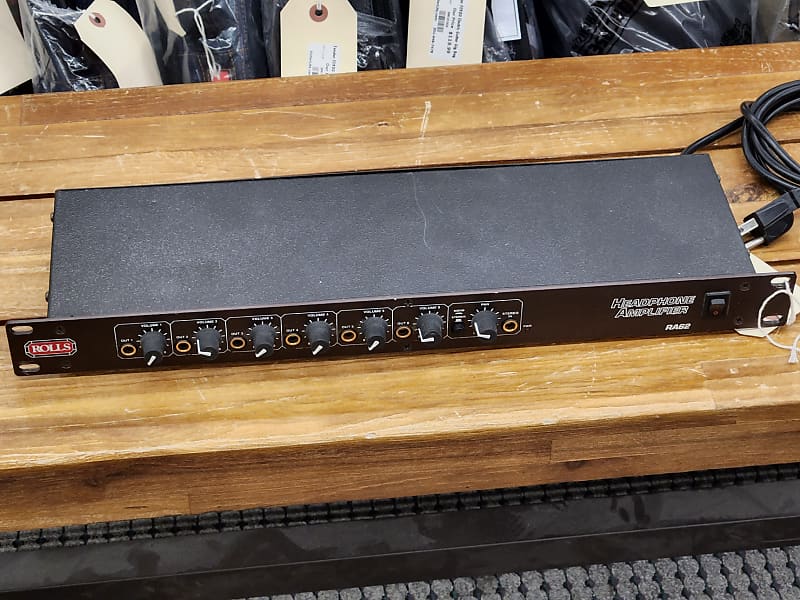 Rolls RA62 Rackmount headphone amplifier 6 channel stereo | Reverb