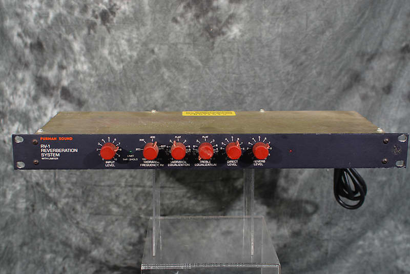 Furman RV-1 Reverberation System with Limiter Rackmount | Reverb