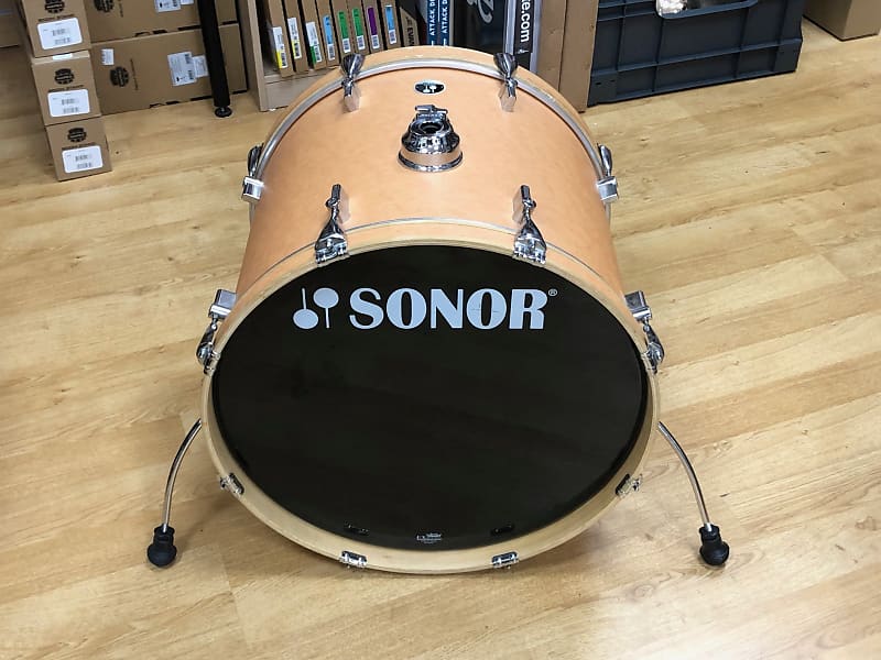 Used / 2nd Hand Sonor 1007 22" X 17.5" Bass Drum - Natural | Reverb