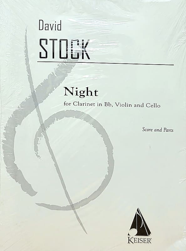 David Stock - Night - for Clarinet in Bb, Violin and Cello - | Reverb
