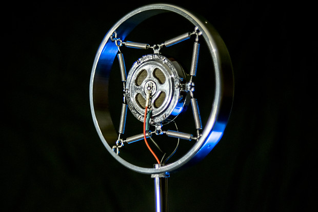 Vintage 1930s Shure 5B double-button carbon "spring" mic | Reverb