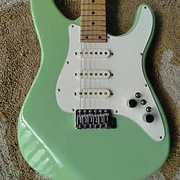 Custom Build Surf Green Strat w/ Lollars | Reverb
