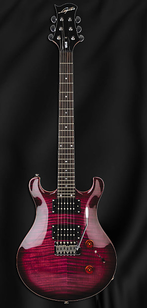 Legator Helio DC 350 Pro 2014 Purple Flame Maple | Reverb