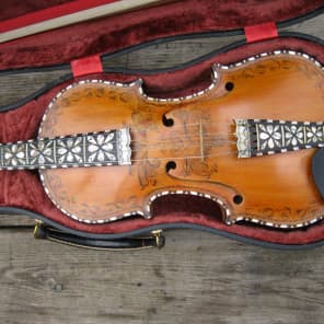 Hardanger Fiddle violin, Hardingfele + Albert Nurnberger Bow | Reverb