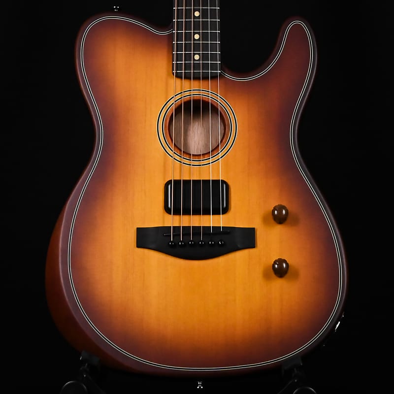 Fender Acoustasonic Standard Telecaster- Honey Burst | Reverb