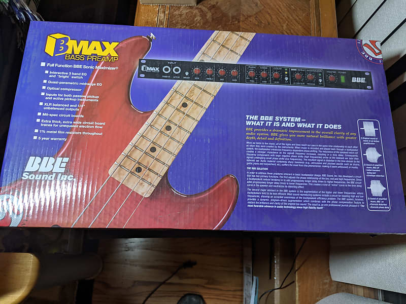 BBE BMax Bass Pre Amp | Reverb