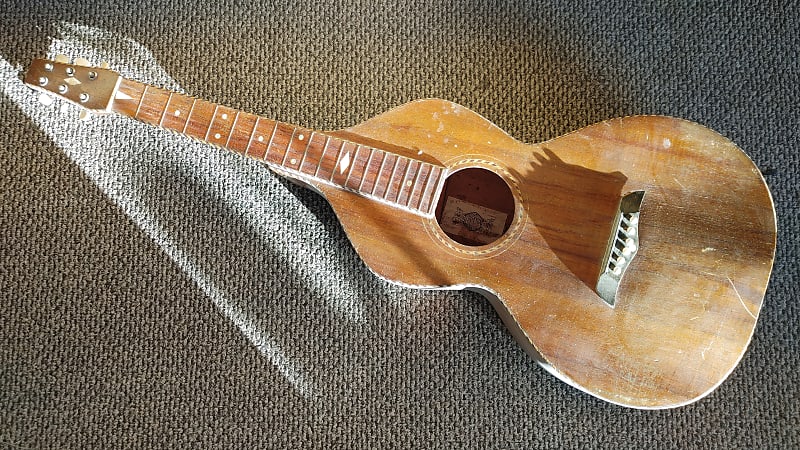 Weissenborn Style 4 Hawaiian Kona Guitar 1920s Natural Koa | Reverb