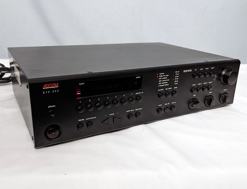 Adcom GTP-550 Surround Sound Tuner Preamplifier | Reverb