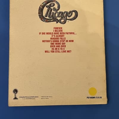 Chicago 18 Piano, Vocal & Guitar Sheet Music Book | Reverb