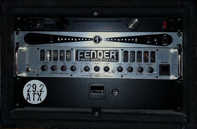 Fender. Fender TB-1200 Bass Amp w/ Fender RT-1000 Tuner. | Reverb
