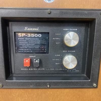 Sansui SP-3500 speakers, 4 way, 6 drivers, very heavy - | Reverb